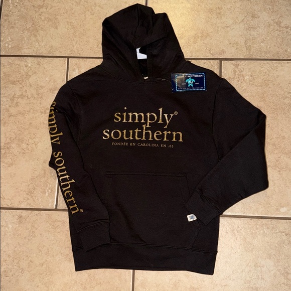 Simply Southern | Shirts & Tops | Simply Southern Youth Small Black ...